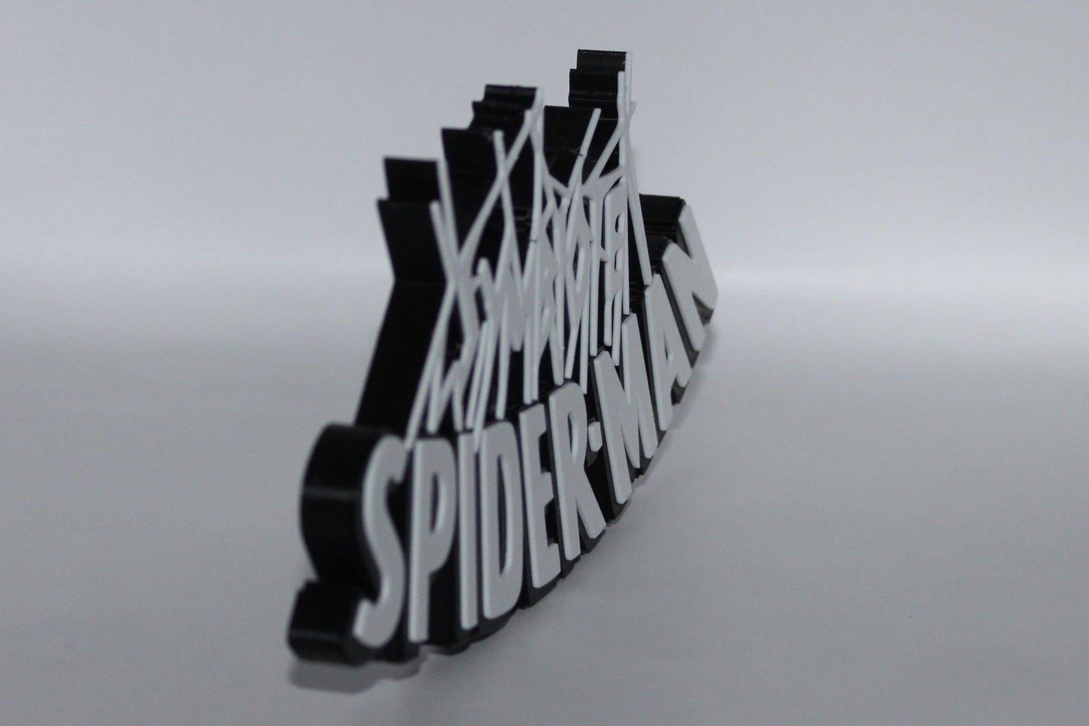 Symbiote Spider-man, 3D Printed Logo Sign Wall Desk Shelf Art - Etsy Canada