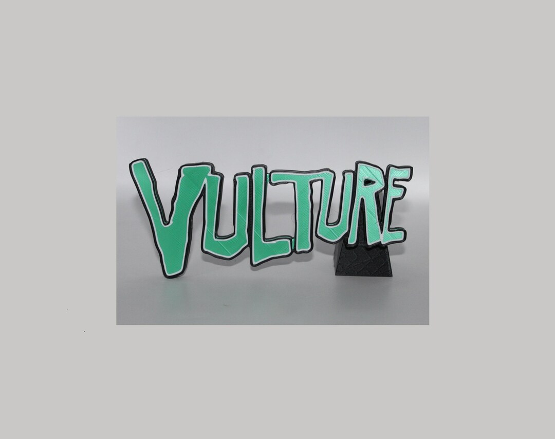 Vulture 3D Printed Logo Sign Wall Desk Shelf Art - Etsy