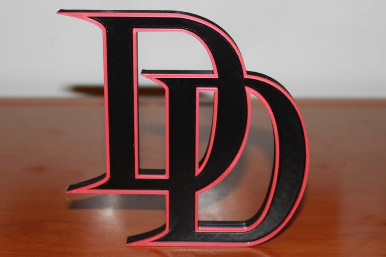 Daredevil DD Logo 3D Printed Logo Sign Wall Desk Shelf Art - Etsy