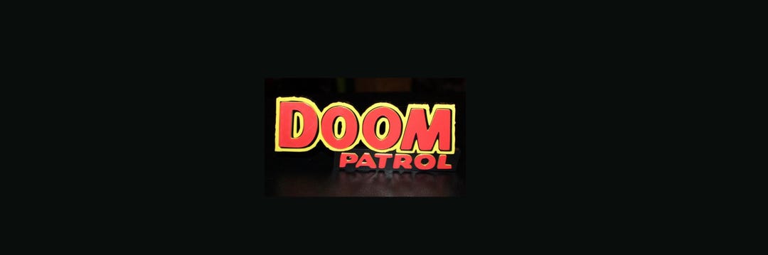 Doom Patrol 3D Printed Logo Sign Wall Desk Shelf Art - Etsy