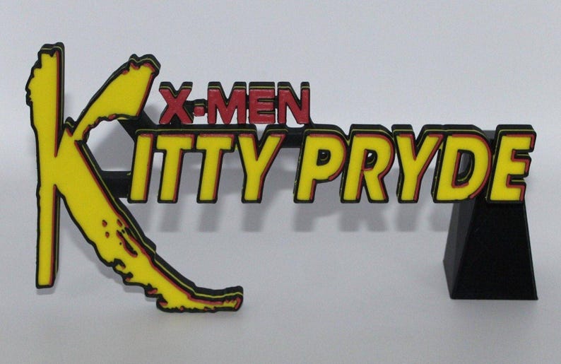 Kitty Pryde 3D Printed Logo Sign Wall Desk Shelf Art - Etsy