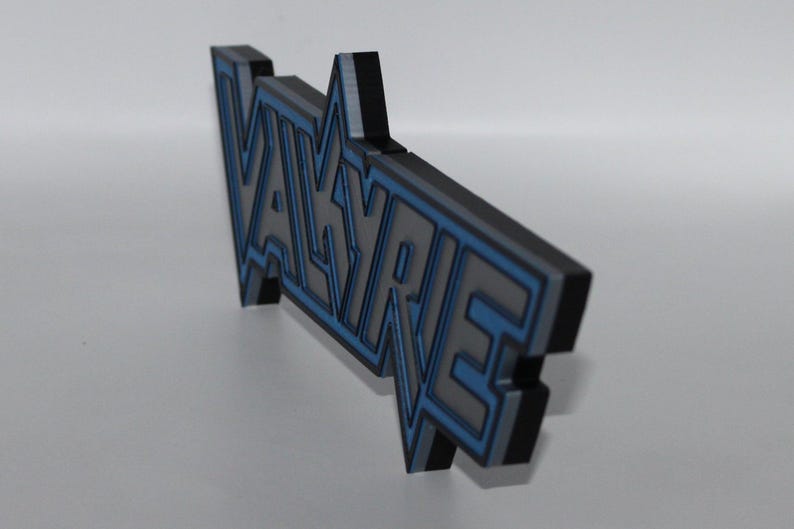 Valkyrie 3D Printed Logo Sign Wall Desk Shelf Art - Etsy