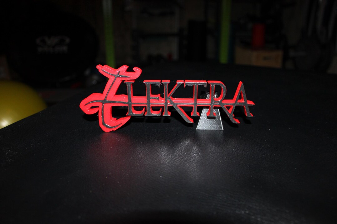 Elektra 3D Printed Logo Sign Wall Desk Shelf Art - Etsy