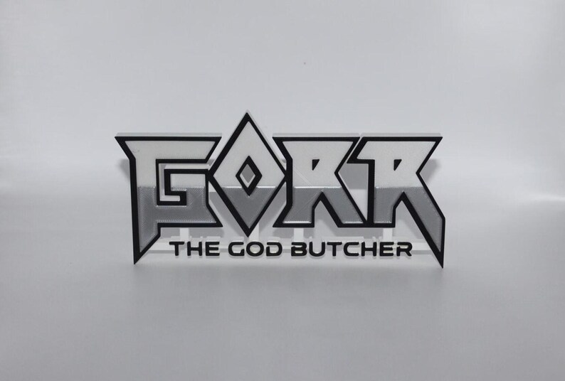 Gorr the God Butcher 3D Printed Comic Logo Art - Etsy