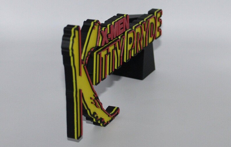 Kitty Pryde 3D Printed Logo Sign Wall Desk Shelf Art - Etsy