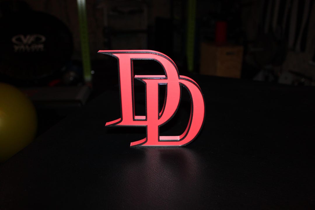 Daredevil DD Logo 3D Printed Logo Sign Wall Desk Shelf Art - Etsy UK