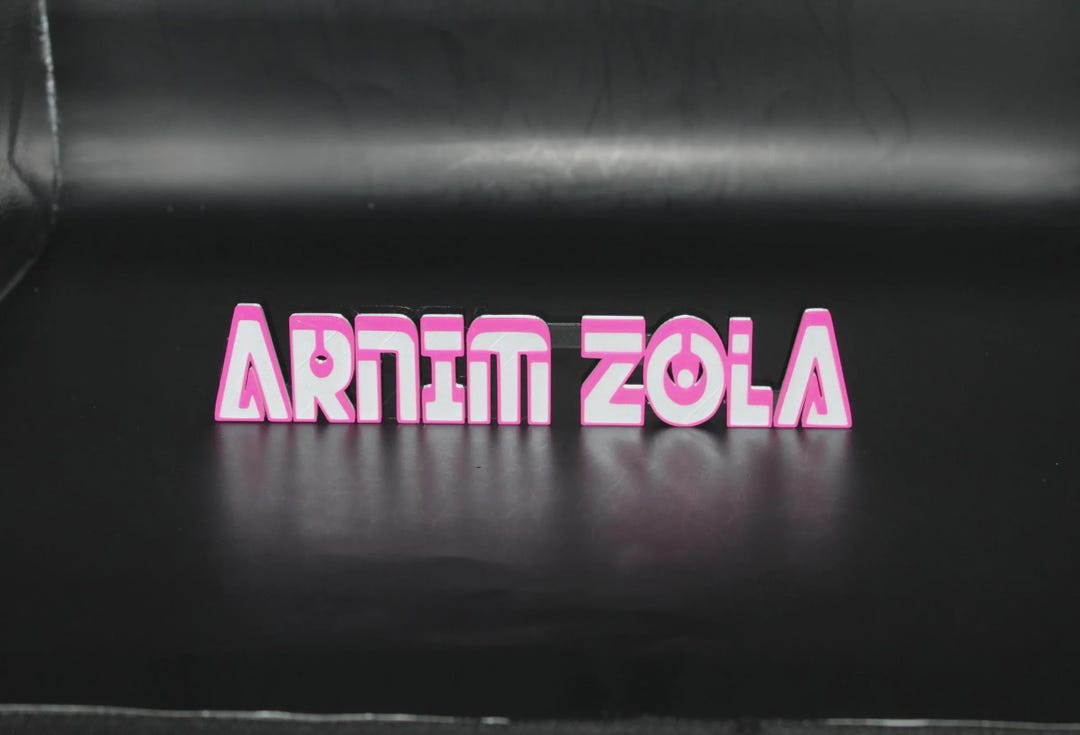Arim Zola 3D Printed Logo Sign Wall Desk Shelf Art - Etsy