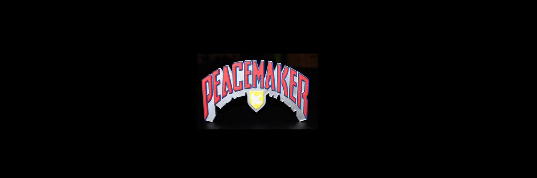Peacemaker 3D Printed Logo Sign Wall Desk Shelf Art - Etsy
