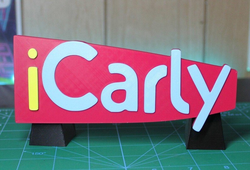 Icarly 3D Printed Logo Sign Wall Desk Shelf Art - Etsy Australia