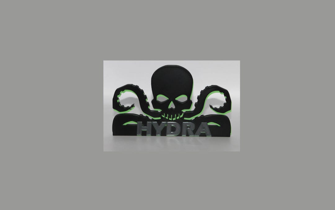 Hydra 3D Printed Logo Sign Wall Desk Shelf Art - Etsy