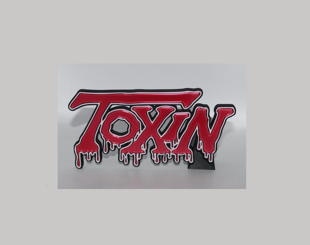 Toxin 3D Printed Logo Sign Wall Desk Shelf Art - Etsy Australia