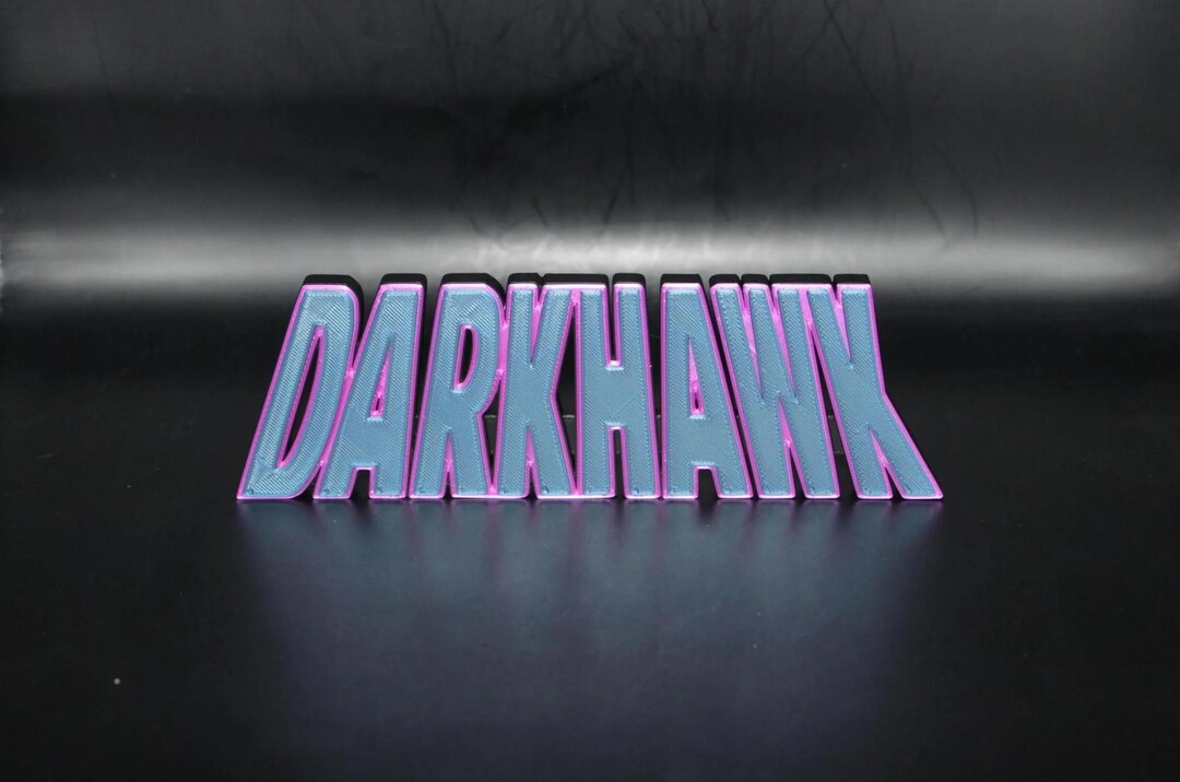 Darkhawk 3D Printed Logo Sign Wall Desk Shelf Art - Etsy