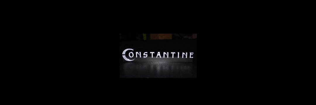 Constantine 3D Printed Logo Sign Wall Desk Shelf Art - Etsy