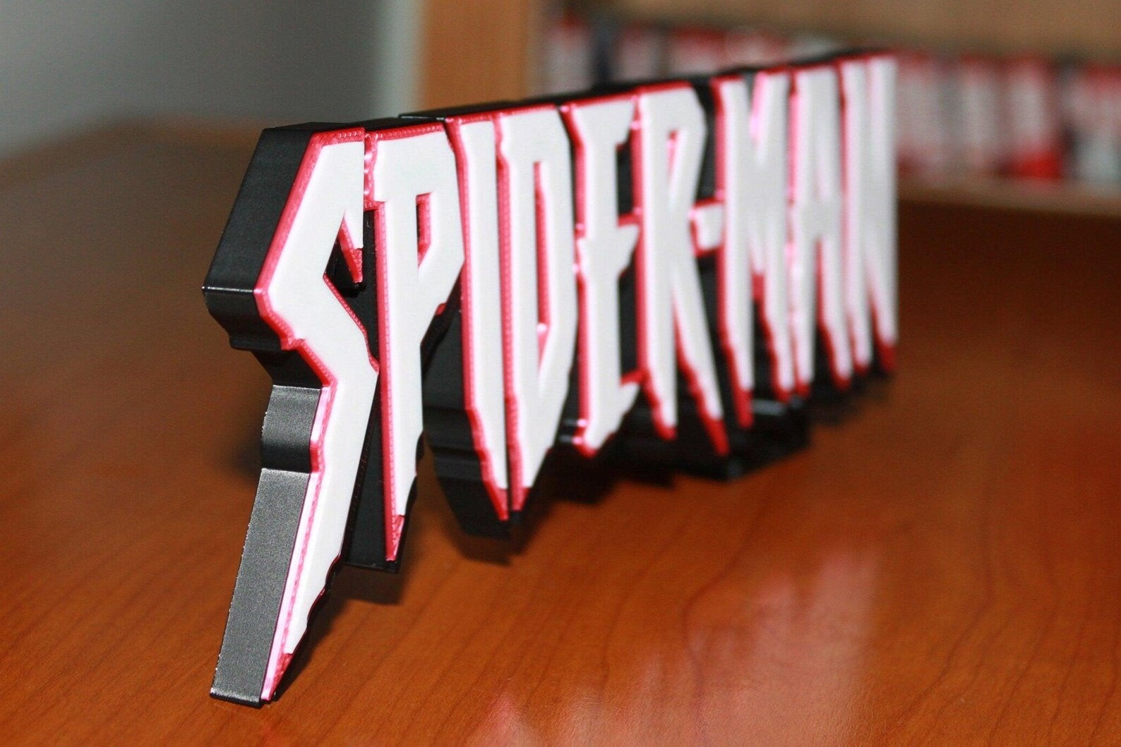 Spider-man 3D Printed Logo Sign Wall Desk Shelf Art - Etsy