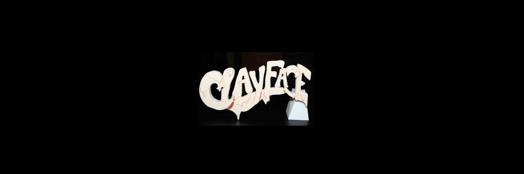 Clayface 3D Printed Logo Sign Wall Desk Shelf Art - Etsy