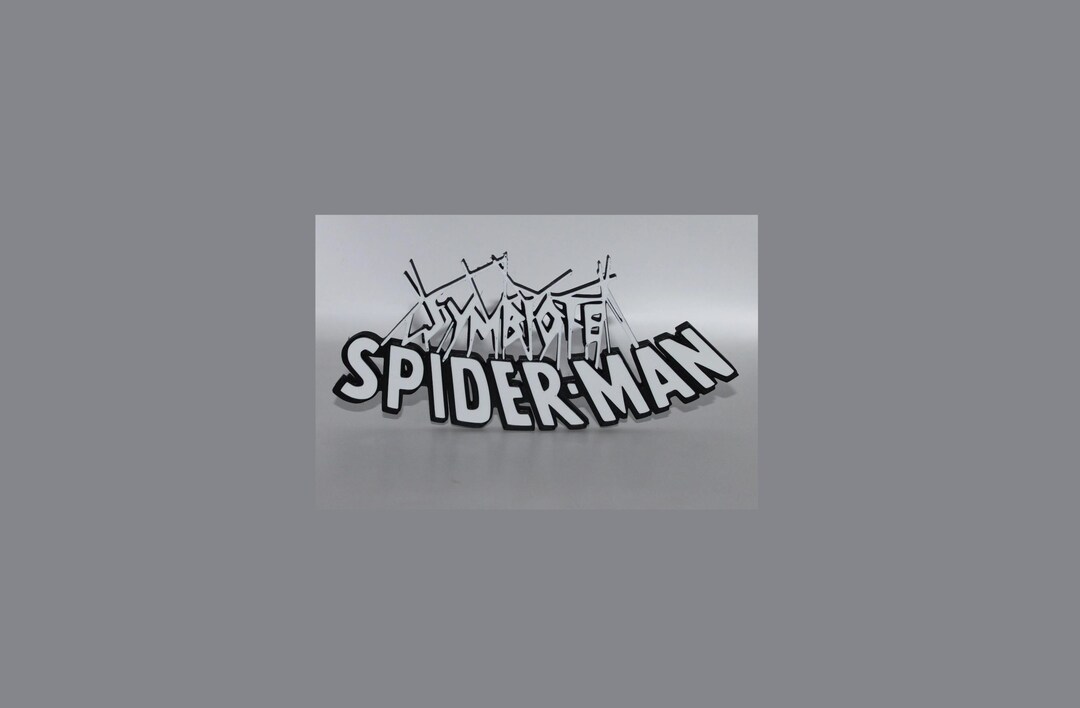 Symbiote Spider-man, 3D Printed Logo Sign Wall Desk Shelf Art - Etsy Canada