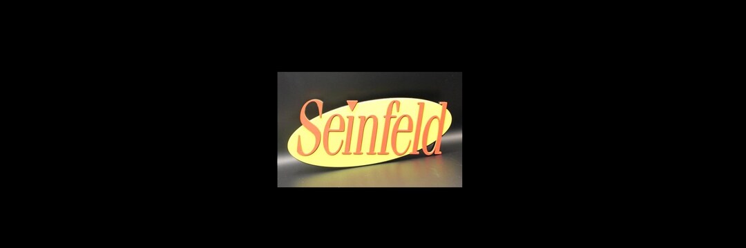 Seinfeld 3D Printed Logo Sign Wall Desk Shelf Art - Etsy UK
