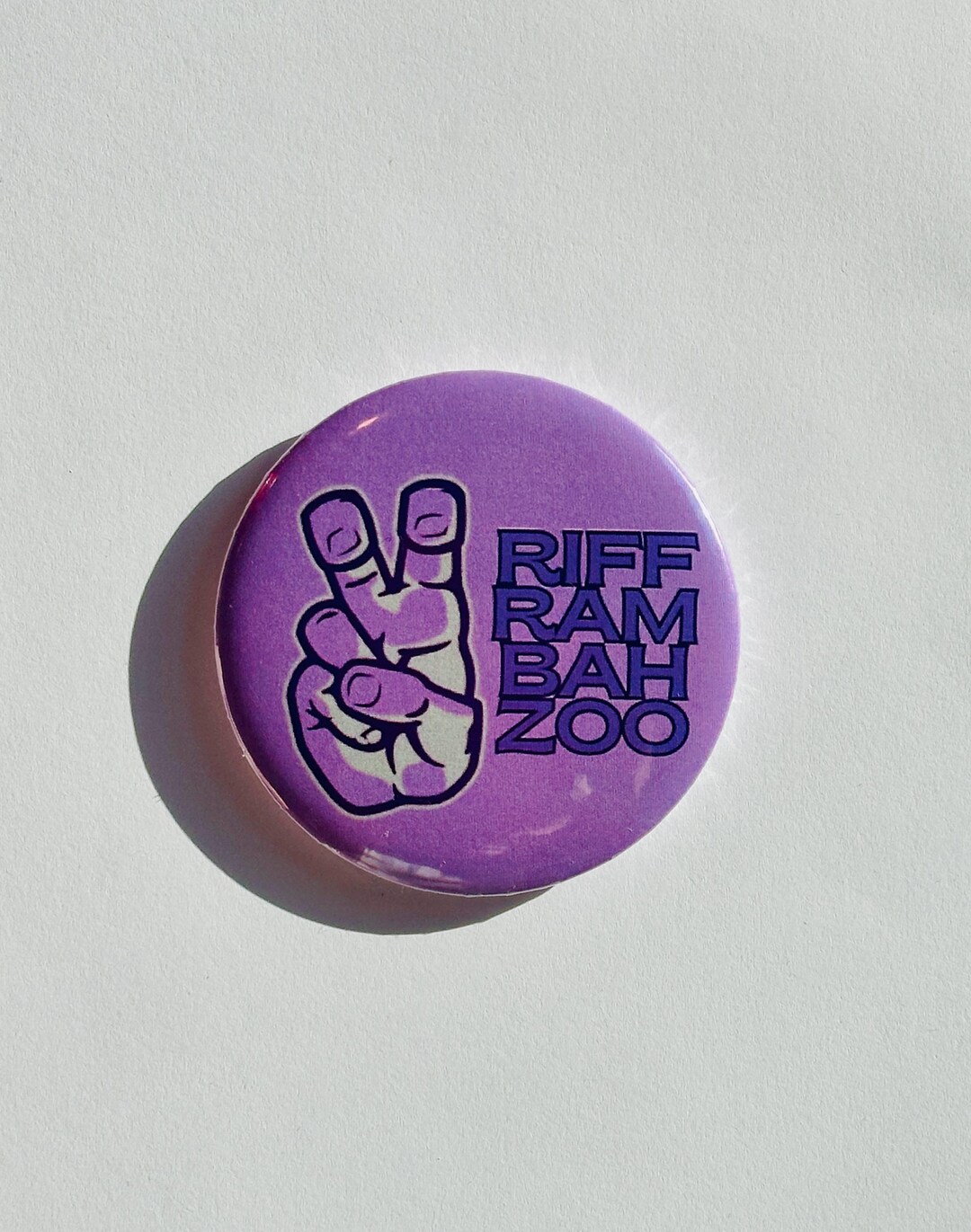 TCU Game Day Pin: "riff Ram Bah Zoo" - Etsy