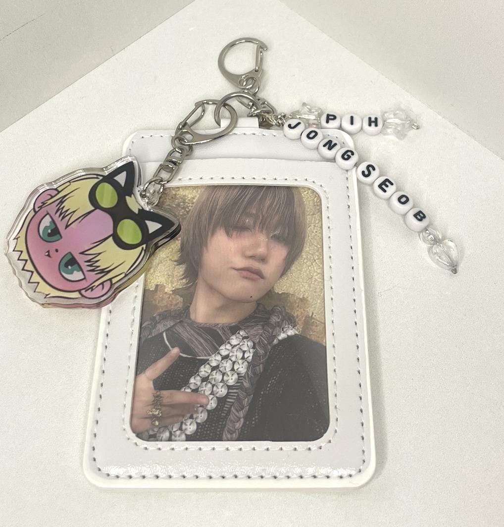 Jongseob P1harmony Bias Keychain Photocard Holder - Etsy