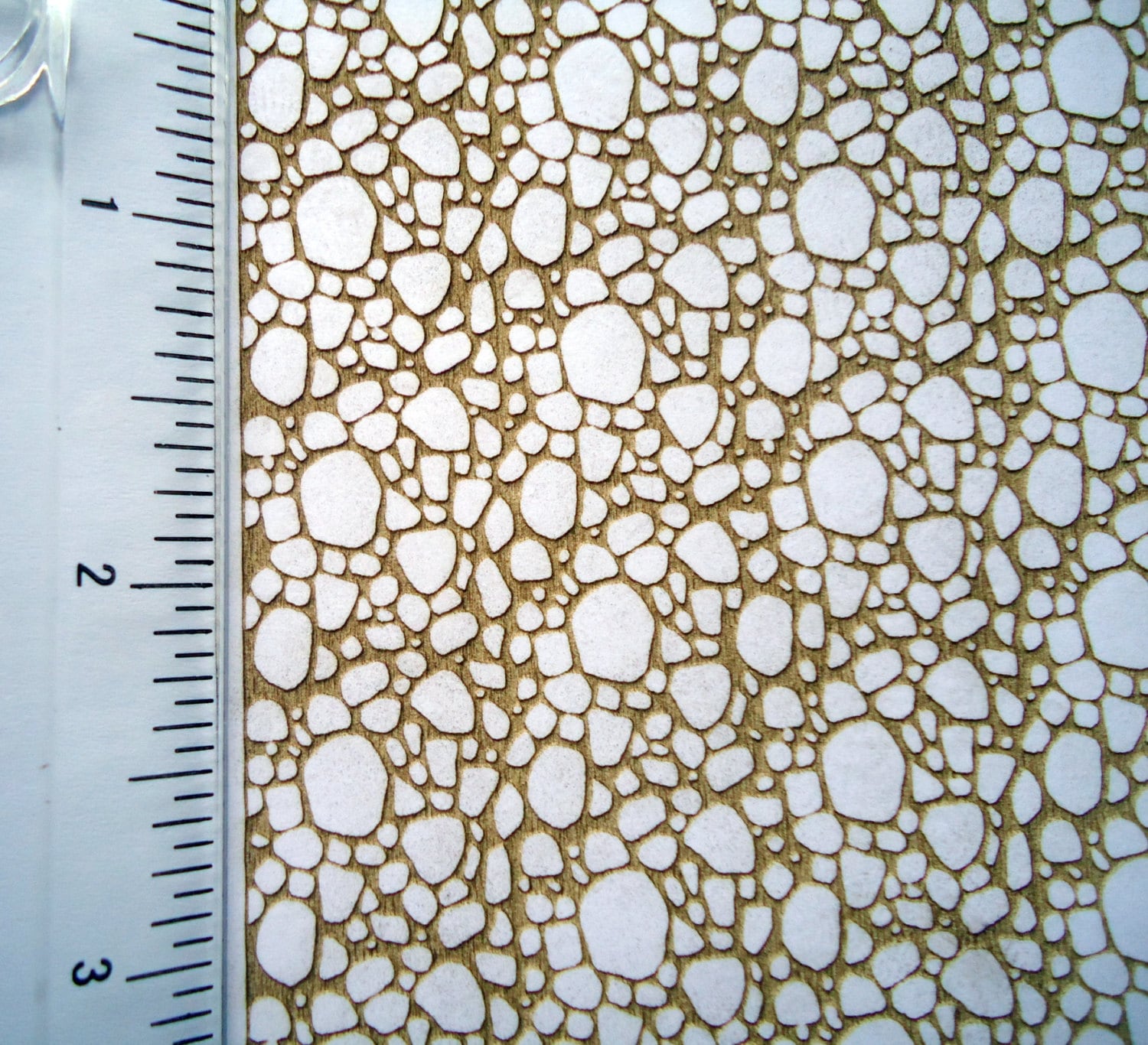 Laser Cut Texture Paper Rolling Mill Pattern Mixed Pebbles | Etsy