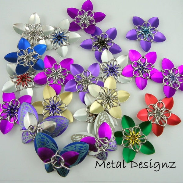 Chainmail Flower - Etsy