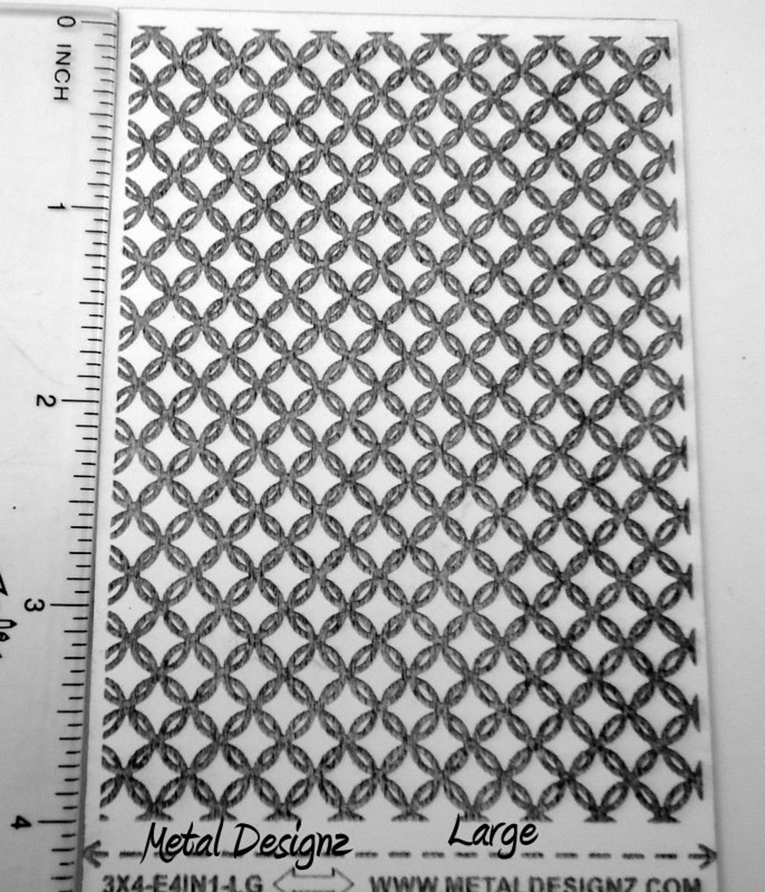 Laser Cut Texture Paper - Rolling Mill Pattern - Chainmail - European 4 ...