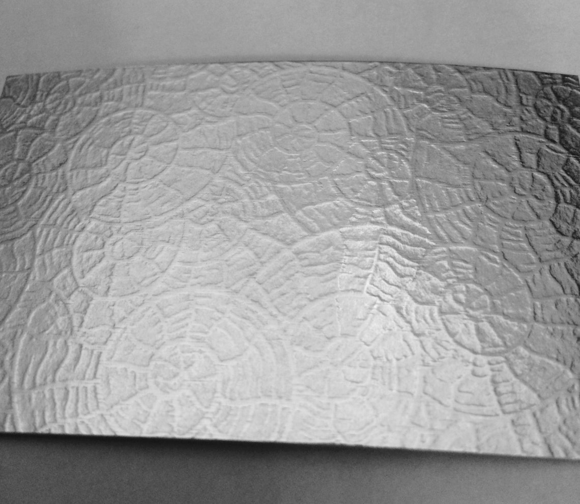 Laser Cut Texture Paper Rolling Mill Pattern Fossils | Etsy