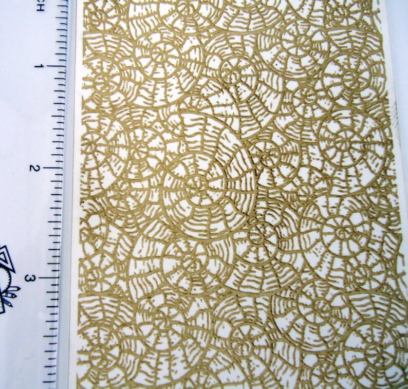 Laser Cut Texture Paper Rolling Mill Pattern Fossils - Etsy