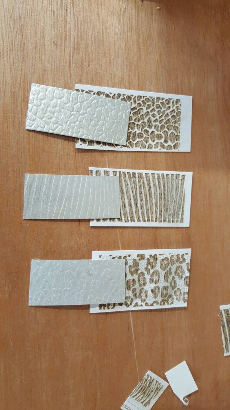 Laser Cut Texture Paper Rolling Mill Pattern animal Print | Etsy