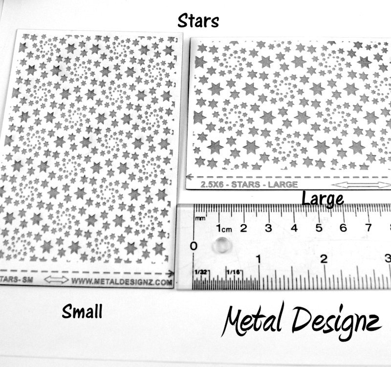 Laser Cut Texture Paper Rolling Mill Pattern Stars - Etsy