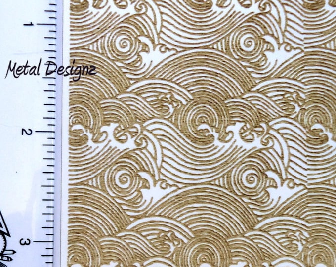Laser Cut Texture Paper Rolling Mill Pattern Waves - Etsy