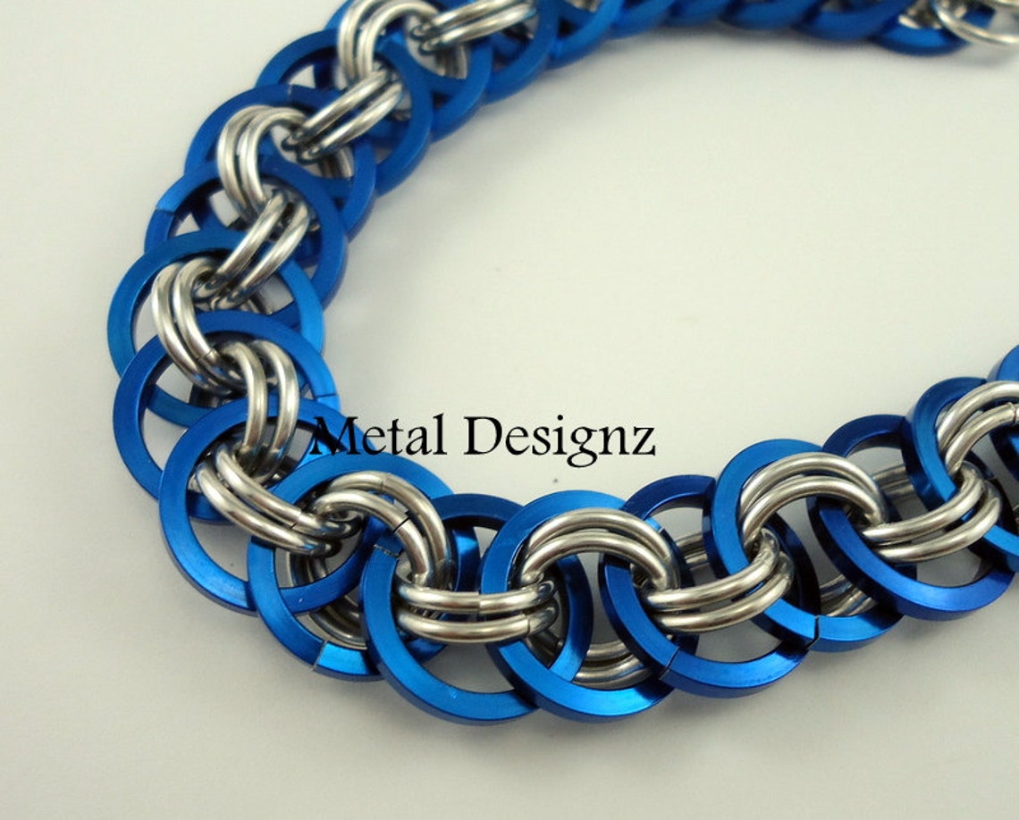 Square Viper Basket Chainmail Bracelet Kit Makes 10 Inches | Etsy