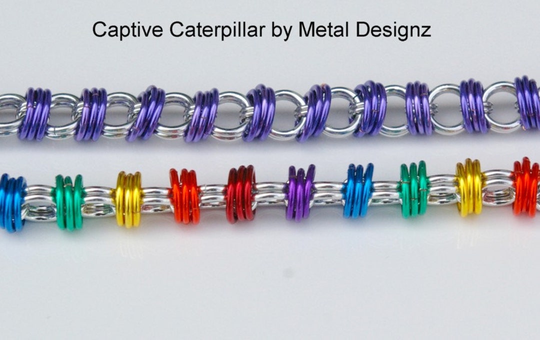 Captive Caterpillar Chainmail Bracelet Kit - Makes 10 Inches of Chain ...