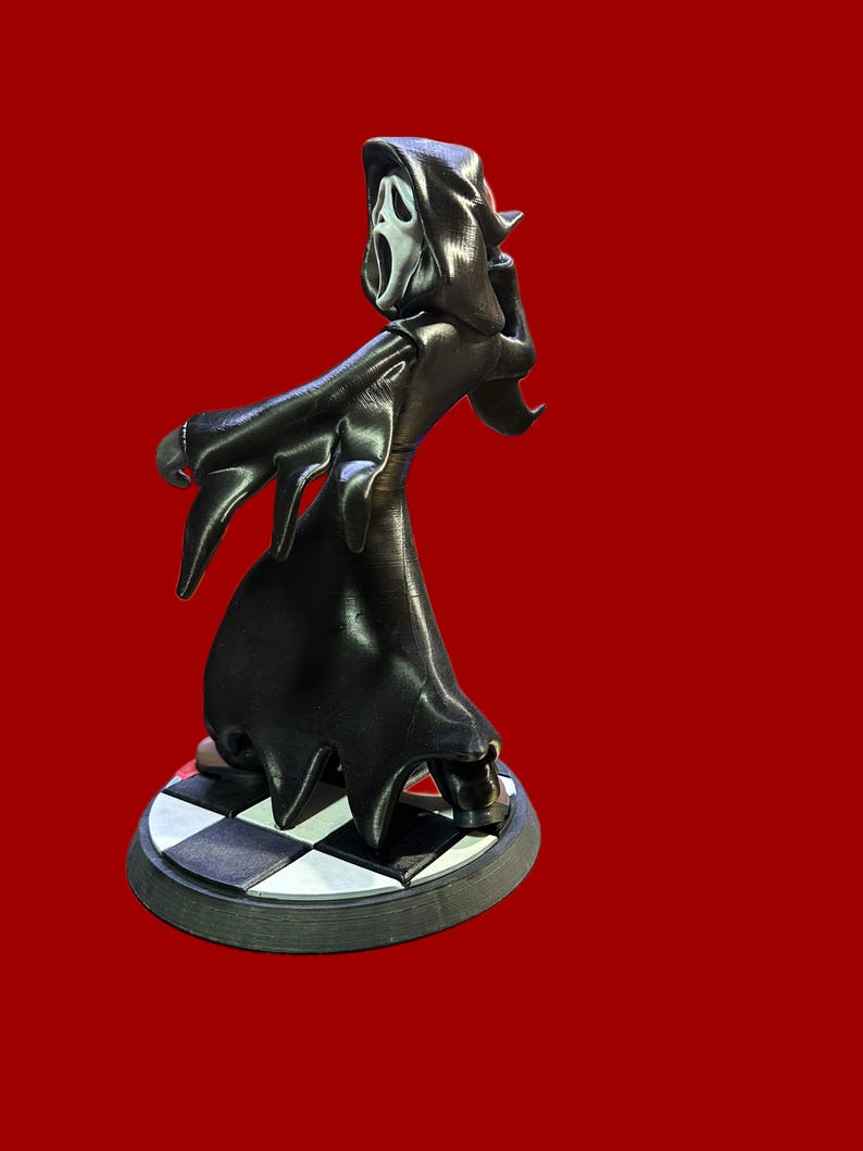 3D Printed Ghostface Diorama, Hand Painted Horror Scene, Movie ...