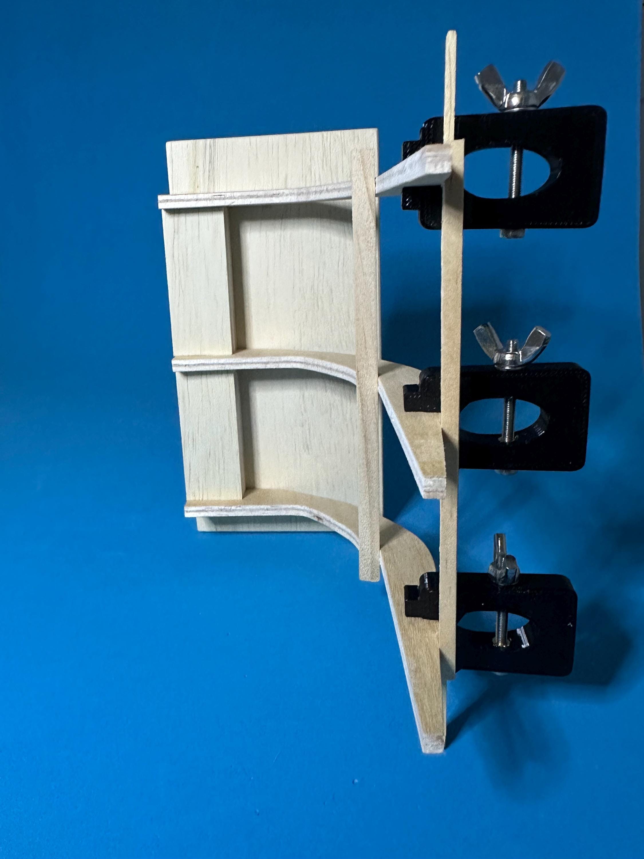 5x Hull Planking Clamps for Wooden Model Ship Kit – Frame Plank Holder ...