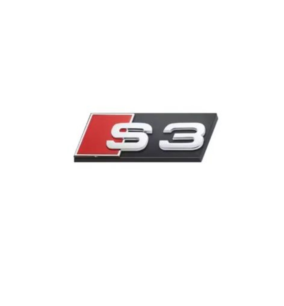 Audi S‑line Front Grille Emblem – S Series Badge Car Decoration for ...