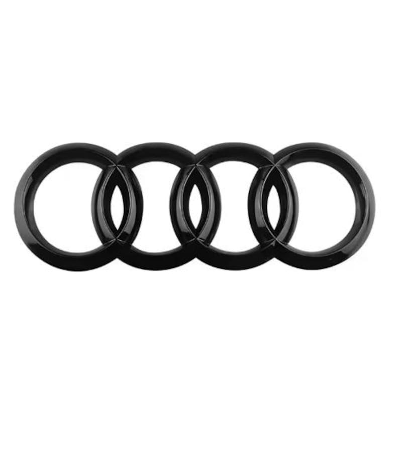 1PCS ABS Car Front Rear Badge Emblem Decoration Sticker for AUDI A4 A3 ...
