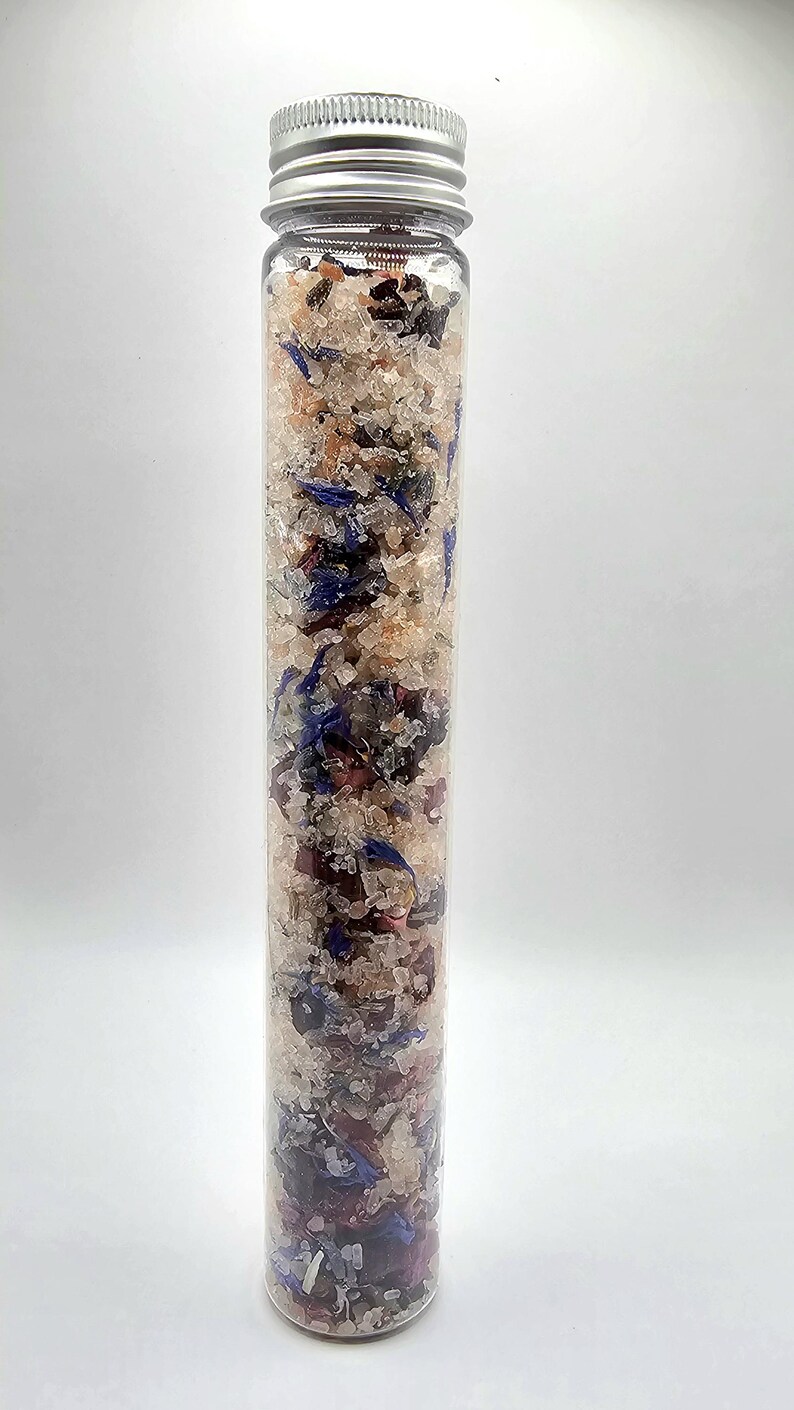 Handcrafted Bath Salt Tubes – 5 Soothing Varieties for Spa-like ...