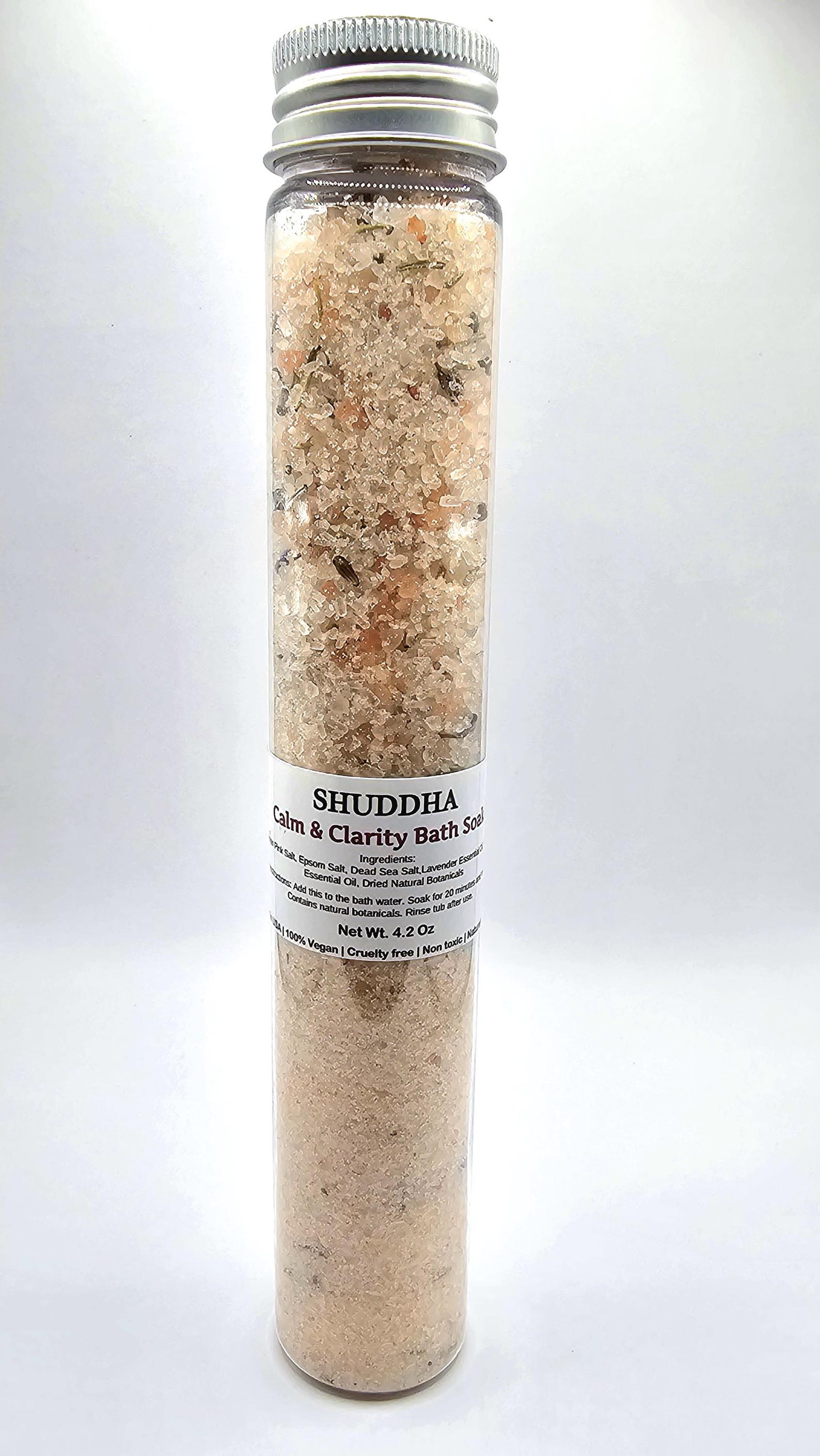 Handcrafted Bath Salt Tubes – 5 Soothing Varieties for Spa-like ...