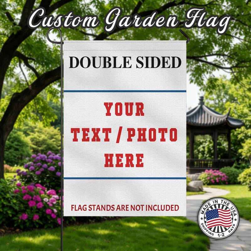 Custom Garden Flag - Etsy