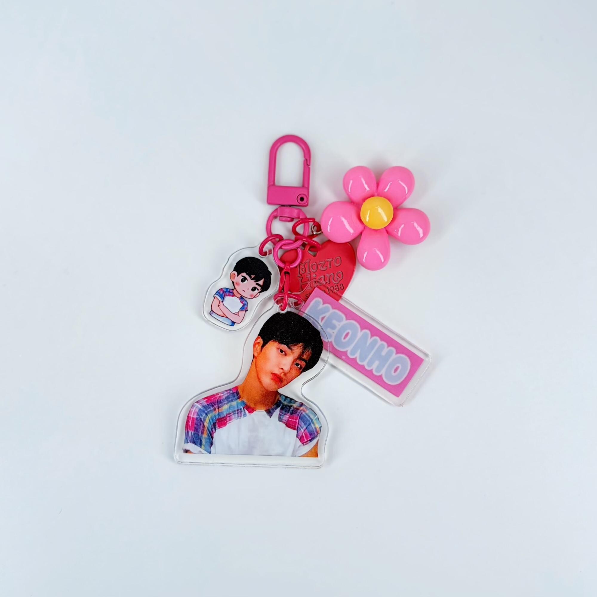 Kpop CORTIS Acrylic Keychain Half-body Member Charms With Cartoon Mini ...
