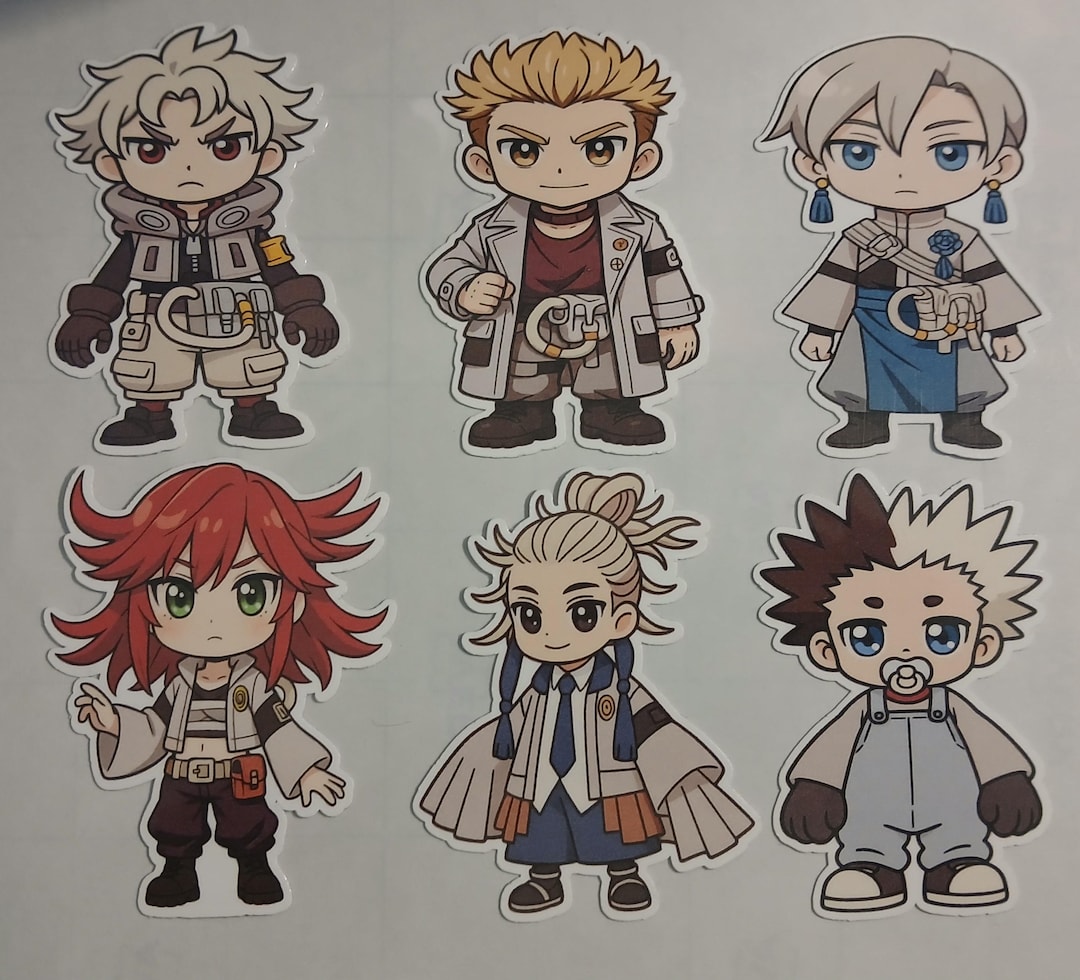 Chibi Gachiakuta Stickers, Waterproof Decals (2.9") - Etsy