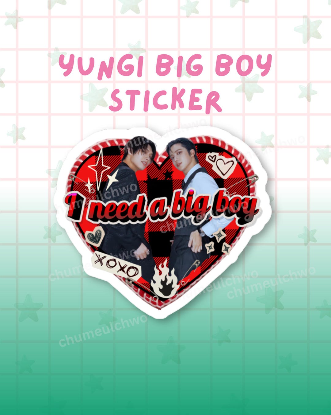 Ateez Yungi Big Boy Sticker - Etsy