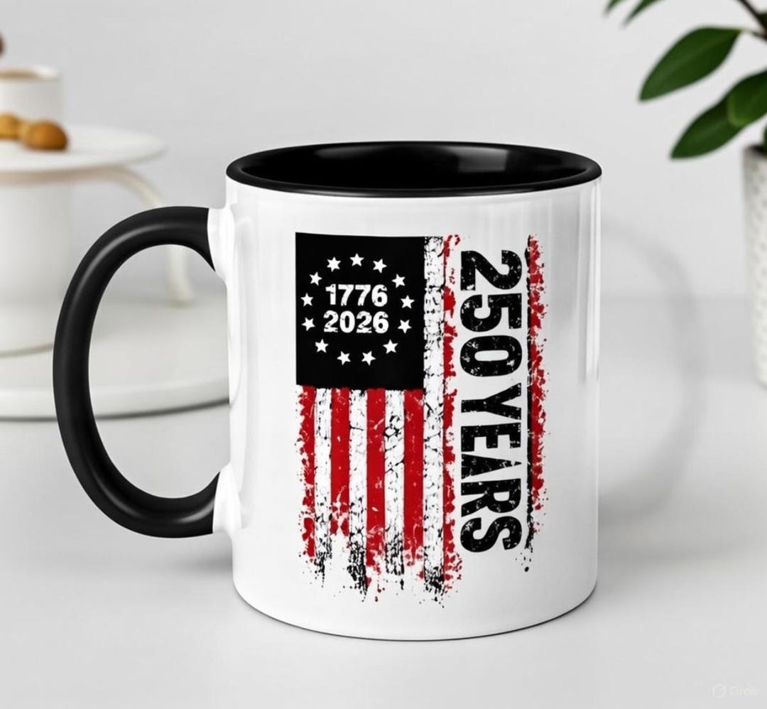 USA 250th Anniversary Coffee Mug Eagle Patriotic 1776-2026 Mug - Etsy