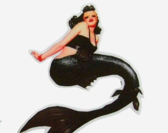 Mermaid Pin up Girl - Etsy