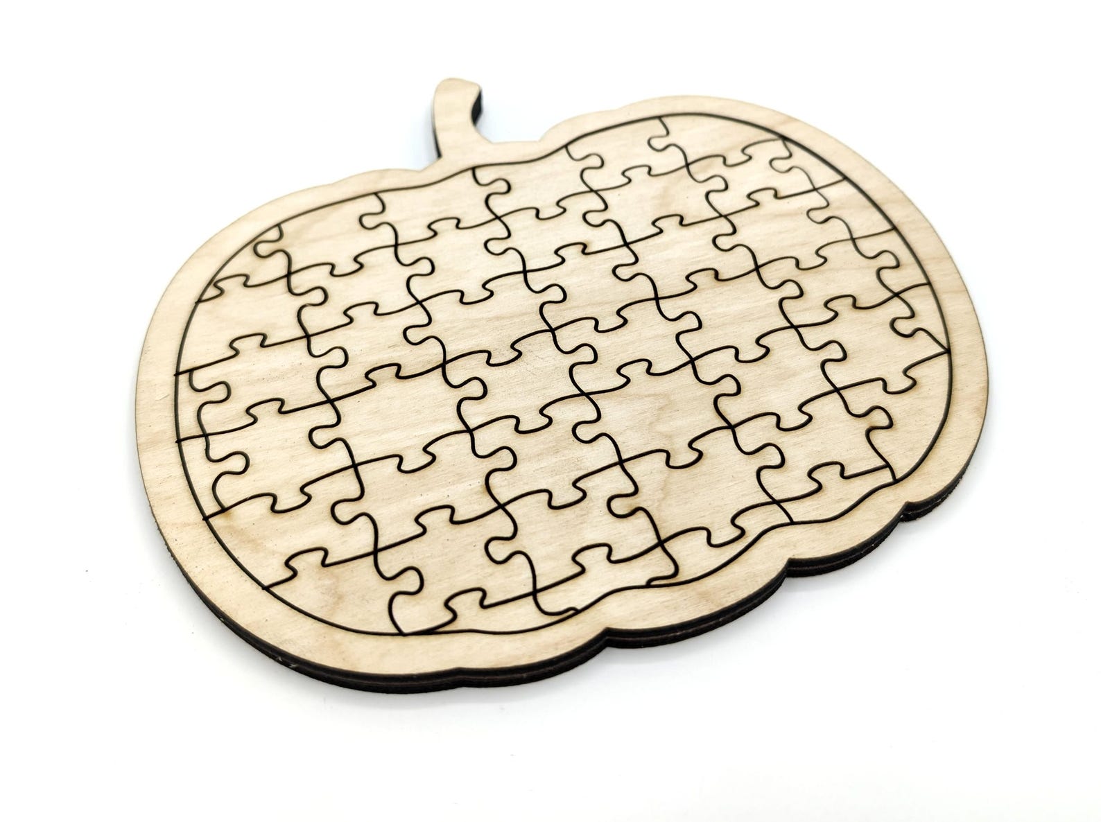 DIGITAL FILE Pumpkin Puzzle Template With Building Tray Bundle, Fall ...