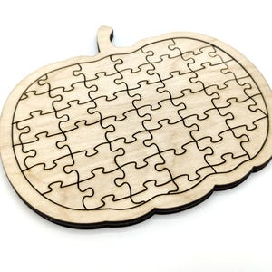 DIGITAL FILE Pumpkin Puzzle Template With Building Tray Bundle, Fall ...