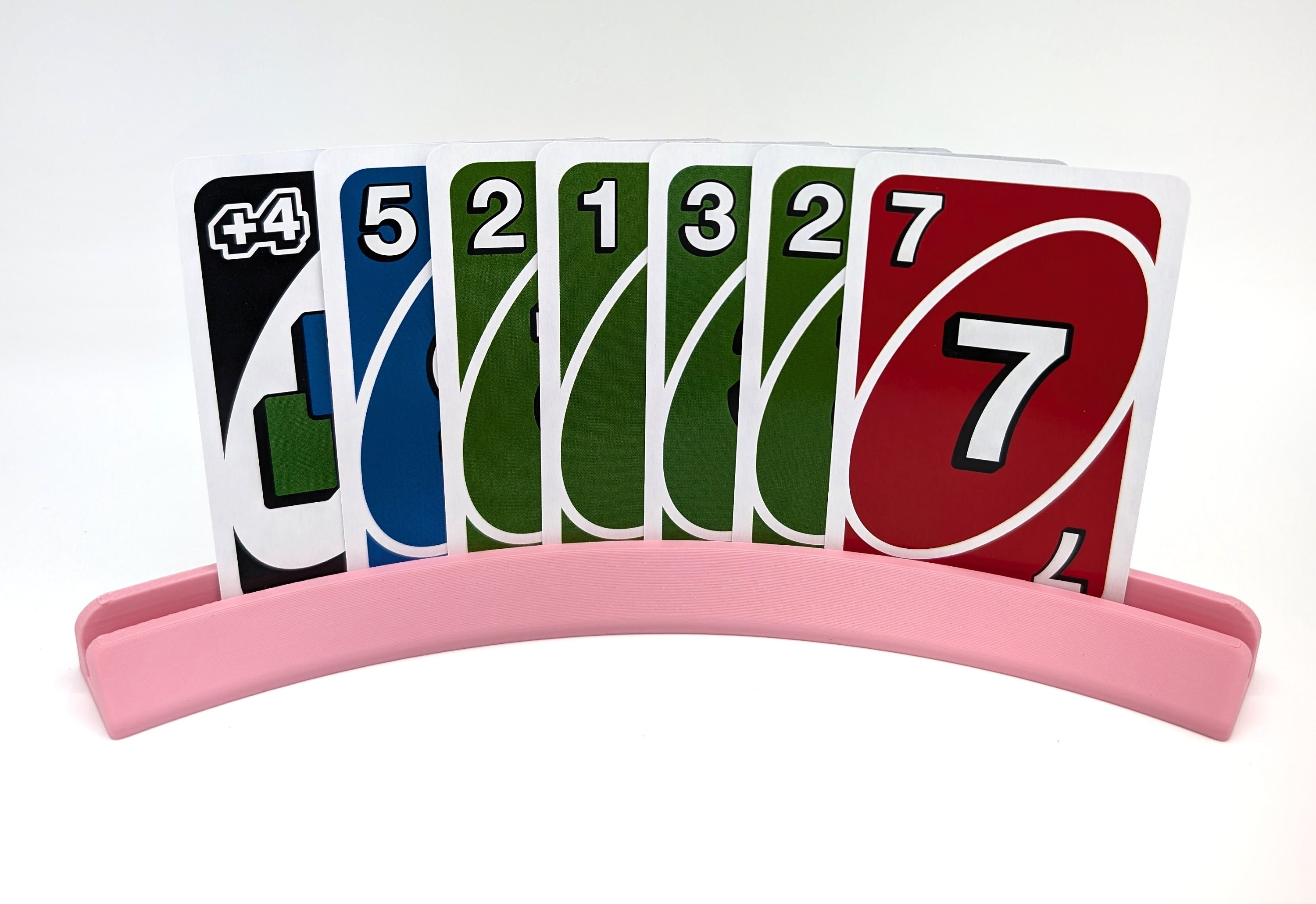 Custom Game Card Holder, Personalized Curved Card Holder, Playing Card ...