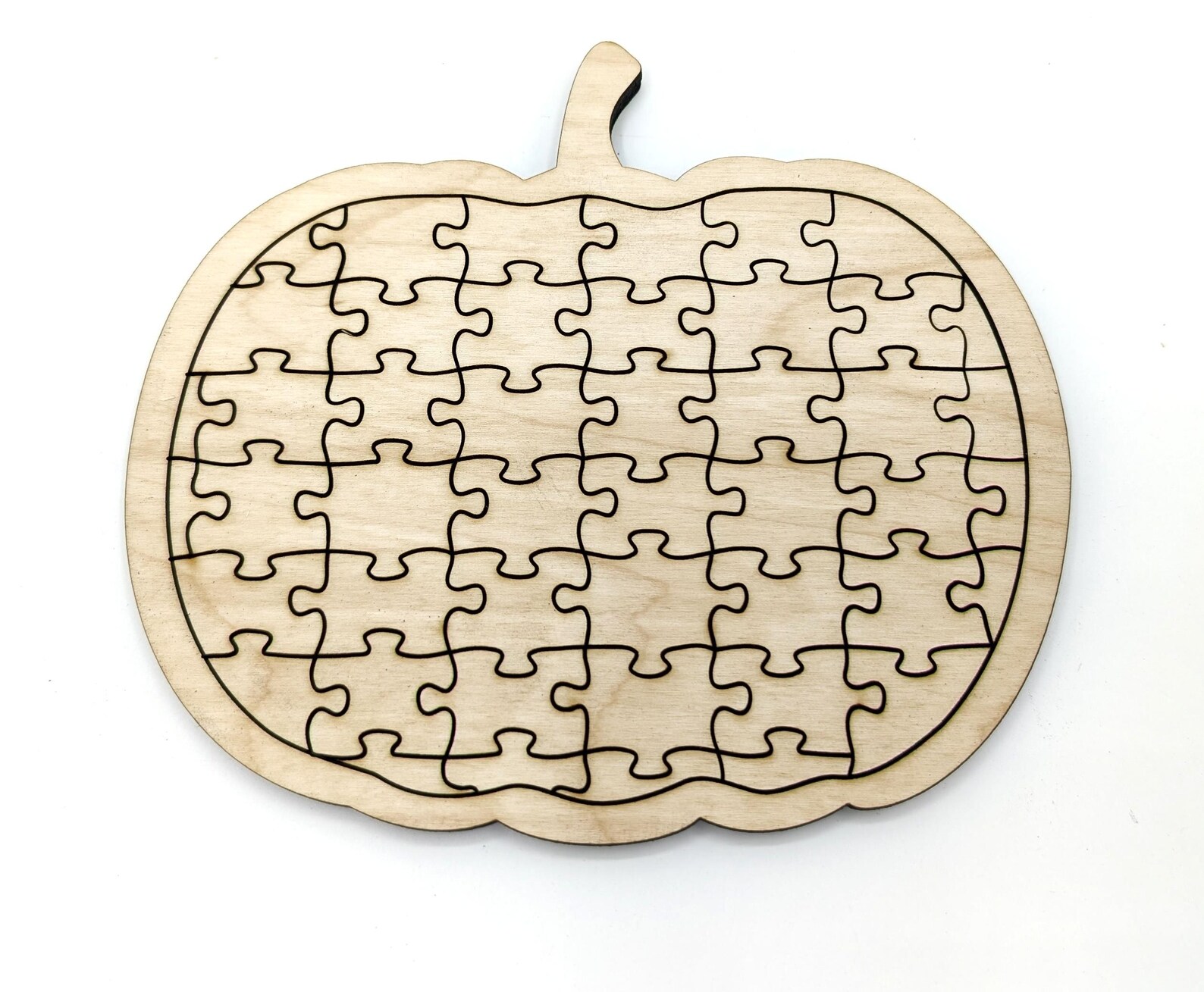 DIGITAL FILE Pumpkin Puzzle Template With Building Tray Bundle, Fall ...