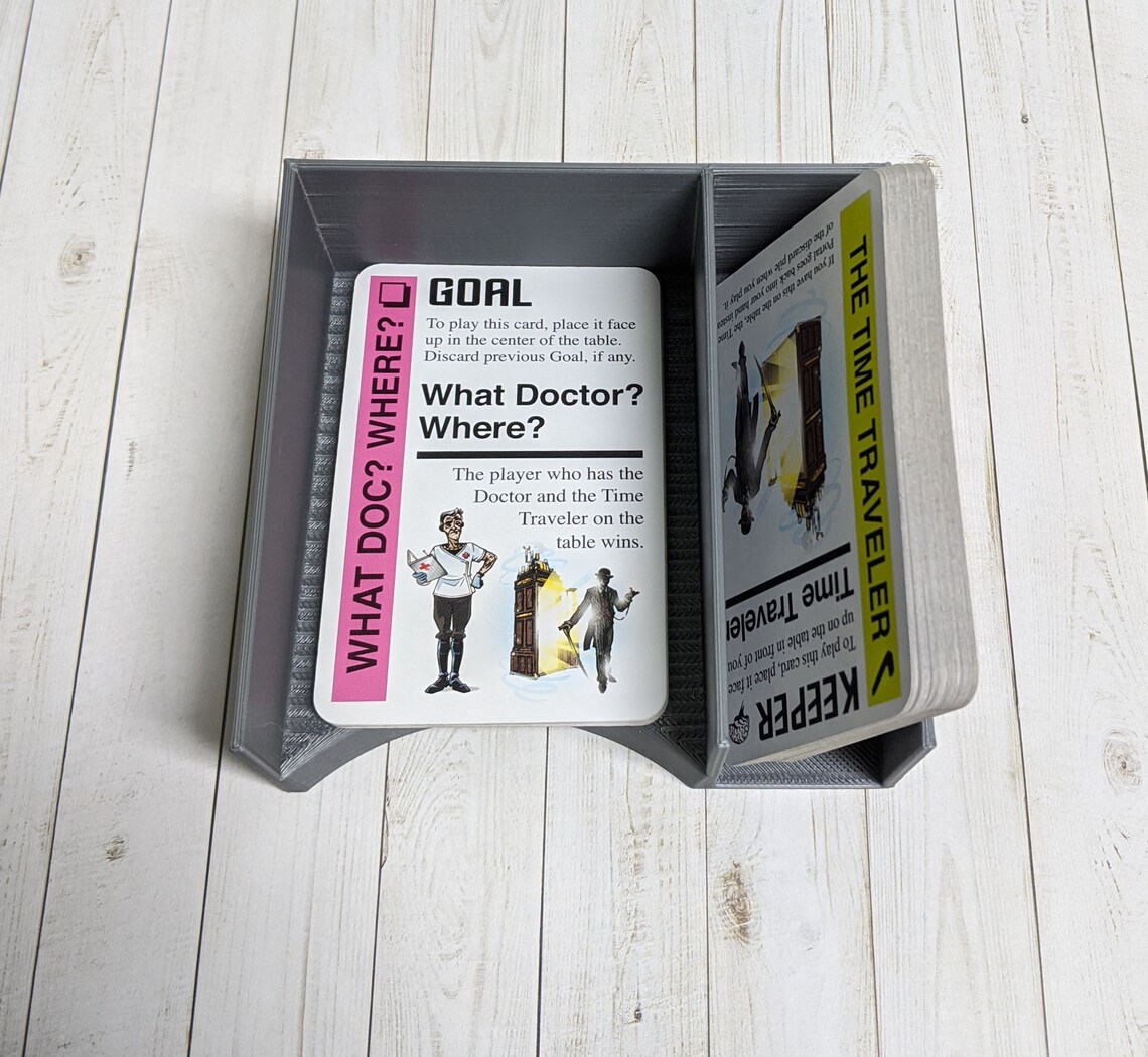 3D Printed Draw and Discard Card Holder, Tabletop Games - Etsy